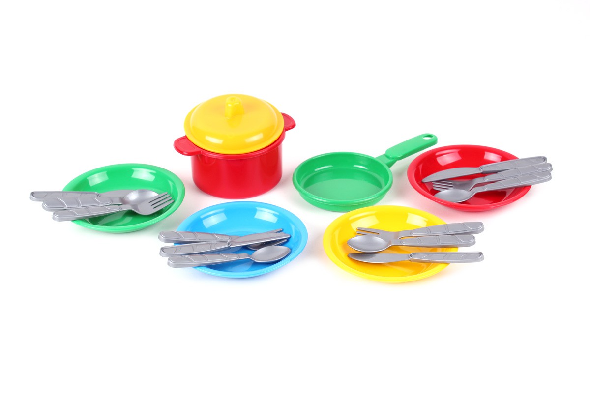 Toy "Dinnerware set 10 TechnoK", art. 1646. Intelkom